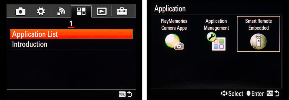 Using Sony Smart Remote Control App