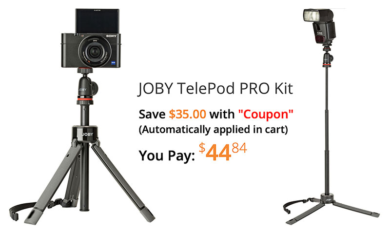 Save $35 Today on Joby TelePod Pro