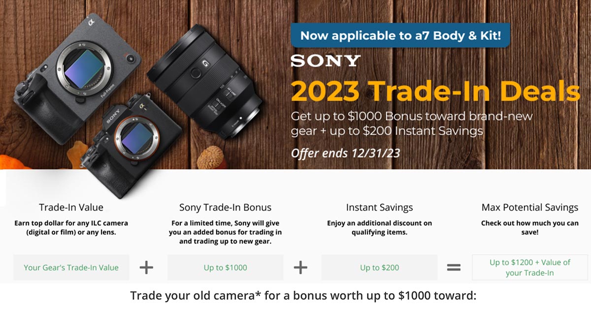 Save up to $1,000 with Sony Holiday Trade-In Deals